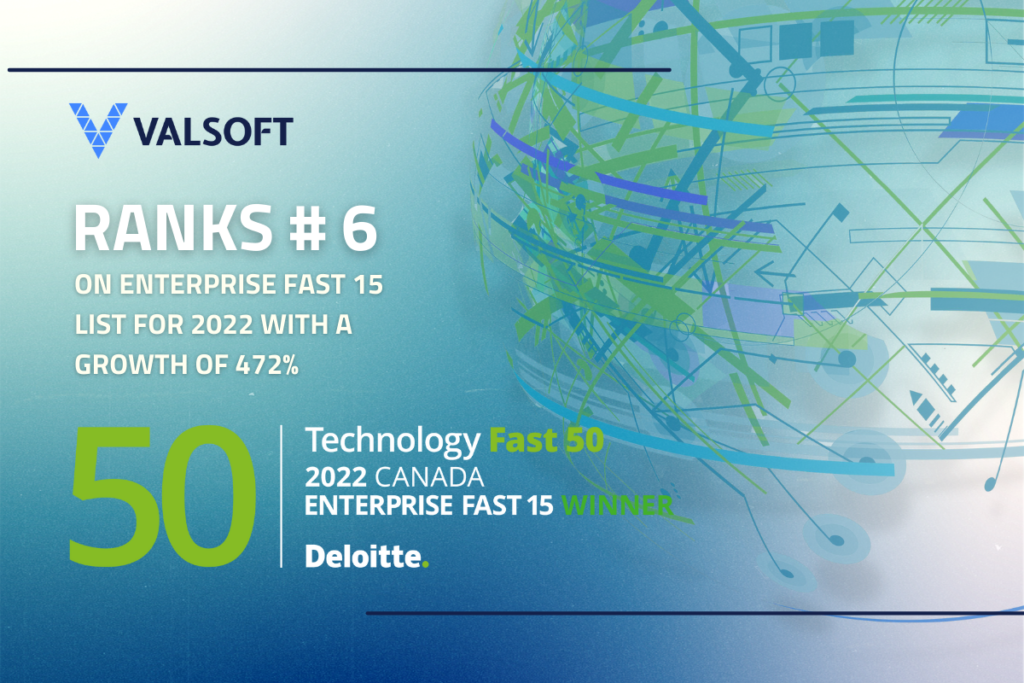 Valsoft Named One of Canada’s Enterprise Fast 15 Winners in Deloitte’s ...